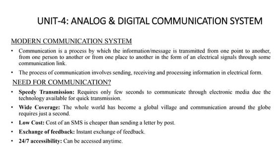 Basic of telecommunication presentation | PPT