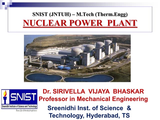 nuclear powerplant ppt | PPTX