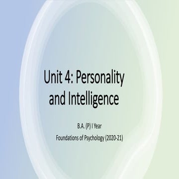 Unit-4 Personality and Intelligence.pdf