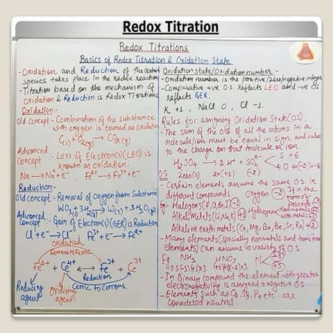 Unit 4 (Redox Titration)ppt analysis 1st sem | PPTX