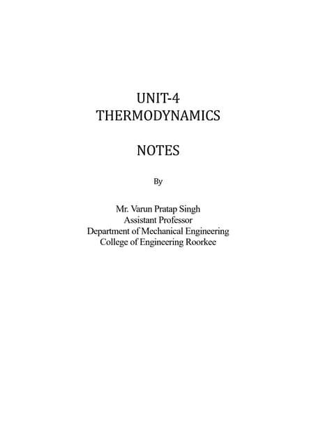 Thermodynamic Chapter 1 Fundamental Concepts | PPT
