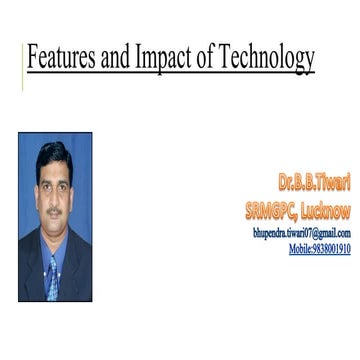 Features and impact of technology | PDF