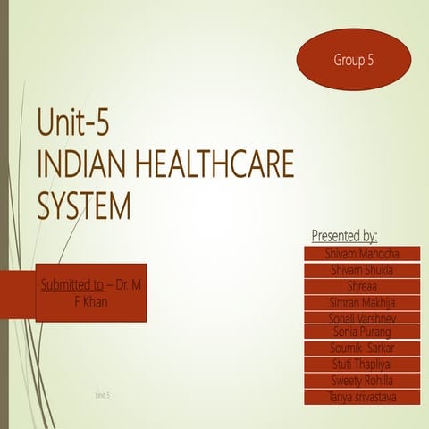 Indian Health Care System | PPTX