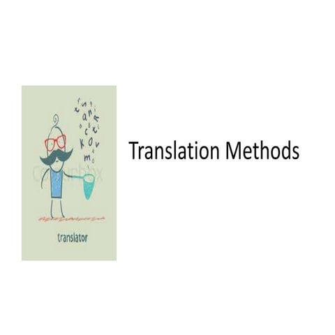 Unit-5.-Translation-Methods-fix.. Bbvvpptx | PPT