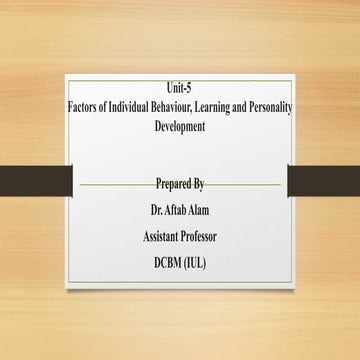 Unit-5.pptx amazing ppt on Personality devolpment | PPT