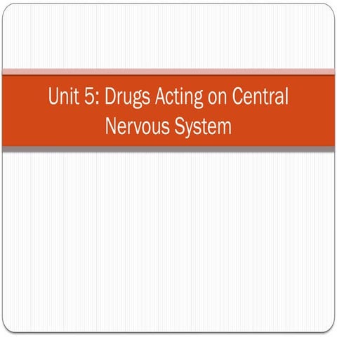 Unit-5. Diploma in pharmacy( Pharmacology-II) | PDF