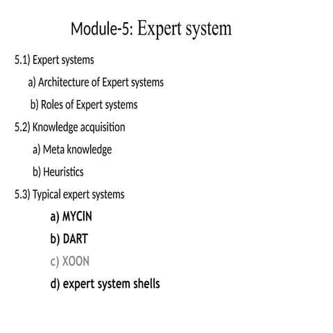 unit-5 EXPERT SYSTEMS AND EXPERT SHELLS.pptx