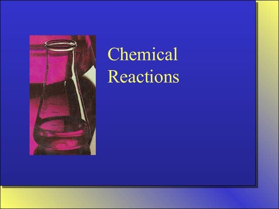 evidence of a chemical reaction | PPT
