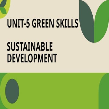 green skills | PPTX
