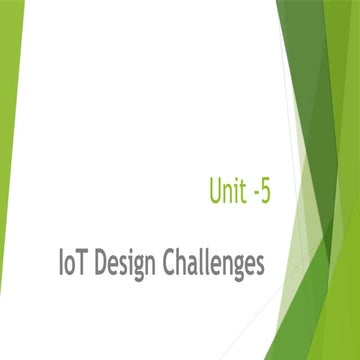 ETC_6TH_IOT_U-IV.pdf Internet of thingsin MCA | PDF