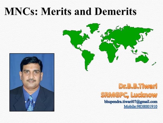 Multinational Corporations (MNCs) | PPTX | Large Business | Business