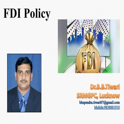 FDI Policy in India | PDF