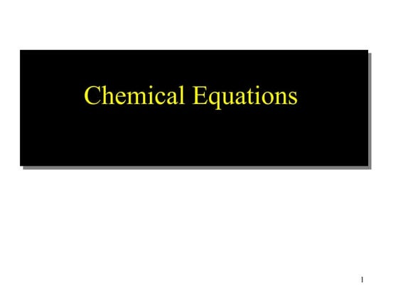 Balancing chemical equation grade 10 notes | PPT | Chemistry | Science