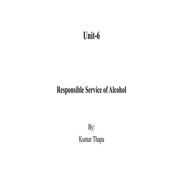 Unit- 6 Responsible Service of Alcohol - Copy.pptx