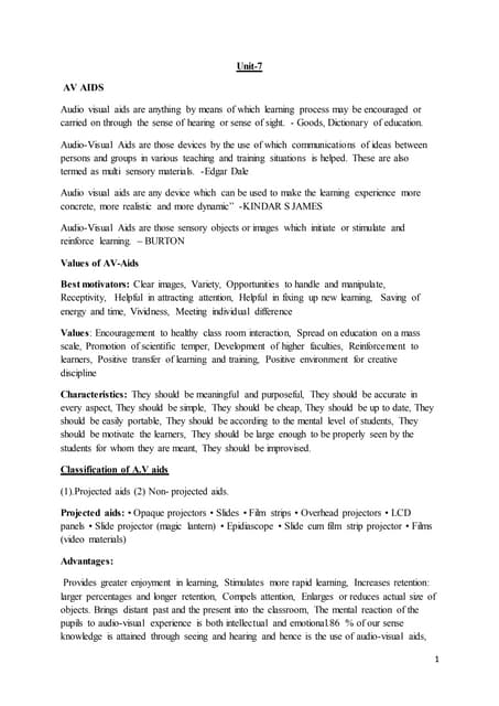 Lesson 10: Projected Media | PPTX