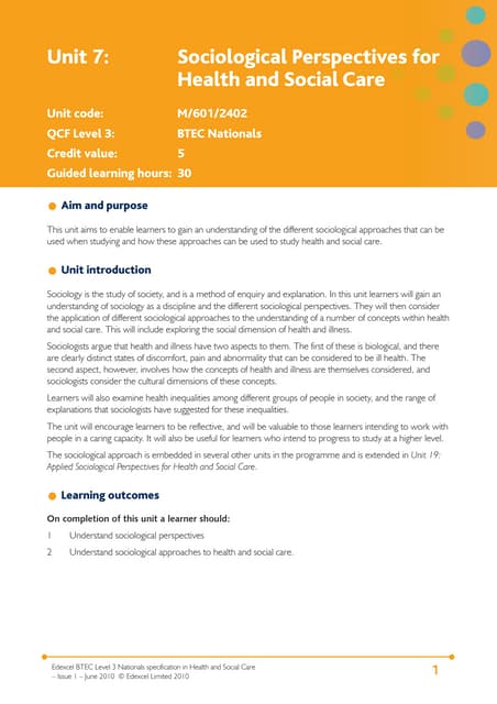Unit 12 creative and therapeutic activities specification | PDF