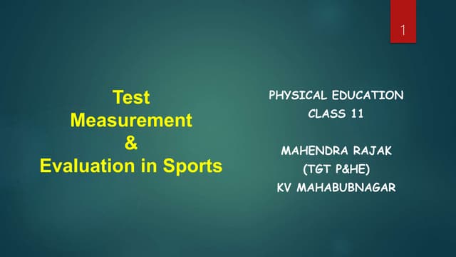 Type and classification of test | PDF