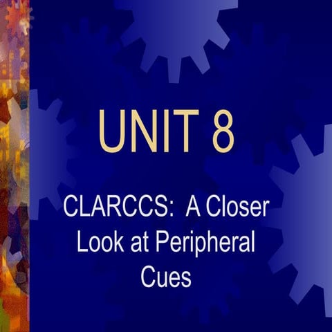 Unit 8 | PPT