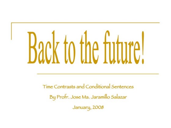 Present, past and future tenses | PPTX