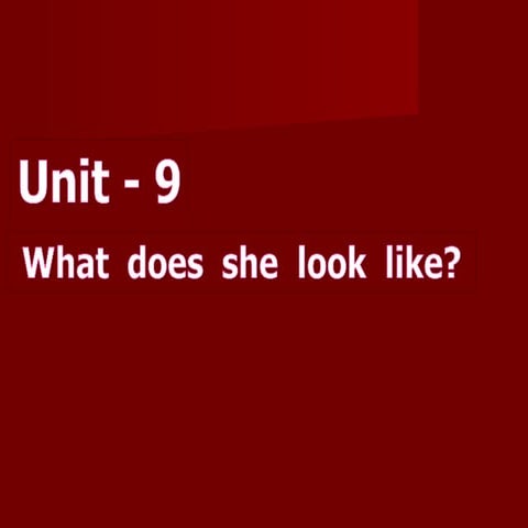 Unit 9 | PPT