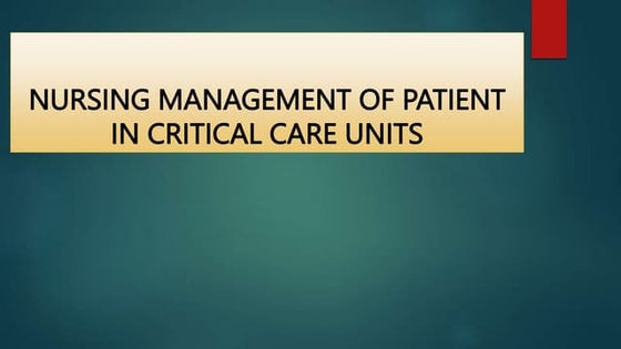 Patient classification | PPT