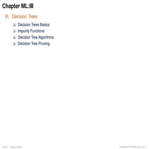 Machine Learning and Data Mining - Decision Trees | PPT