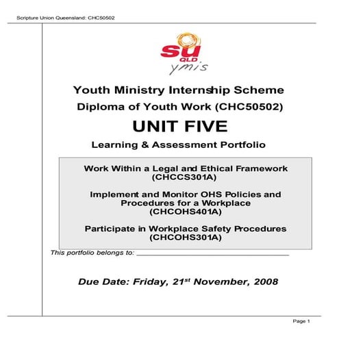 Unit Five Portfolio1a | PDF
