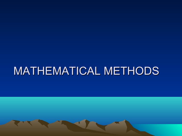 derogatory and non derogatory matrices | PPTX