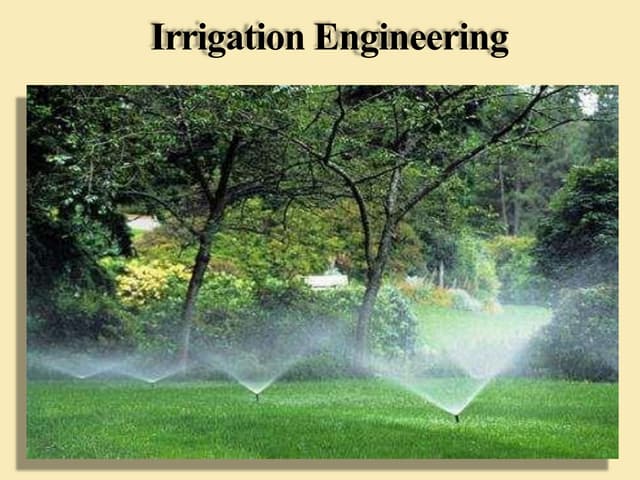 Planning of irrigation project/resrvoir(irrigation management) | PPTX