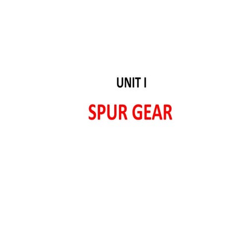 Unit ii bevel gears | PPT