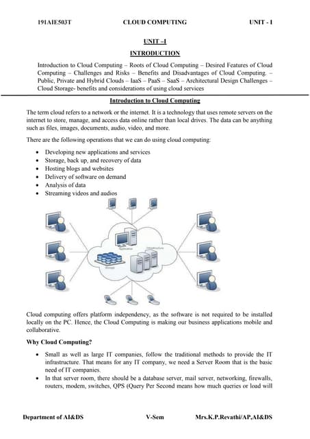 Cloud Computing and Its Service Models | PDF