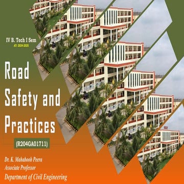 Road Safety and Practices (Road Safety and Practices) | PPTX