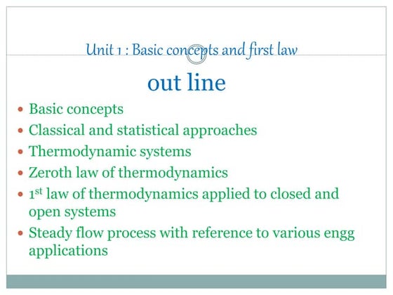 BASIC THERMODYNAMICS | PPT | Chemistry | Science