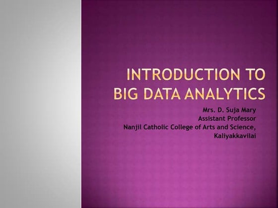 introduction to data science | PPT