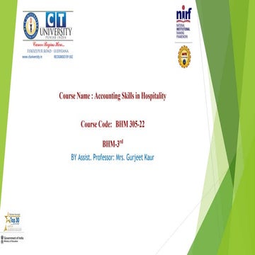 UNIT-I Financial Accounting - INTRODUCTION | PDF