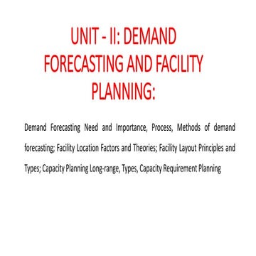 Water demand and Population forecasting | PPTX