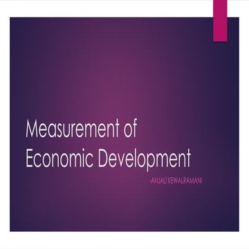 Unit-II- Measuring Economic development.pptx