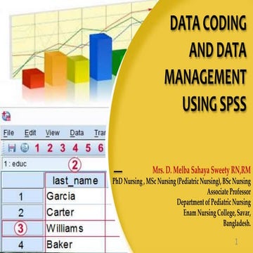 Data Coding And Data Management Using Spss Pptx Computing