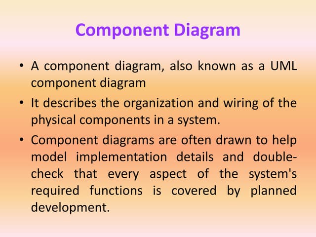 Component and Deployment Diagram - Brief Overview | PPTX