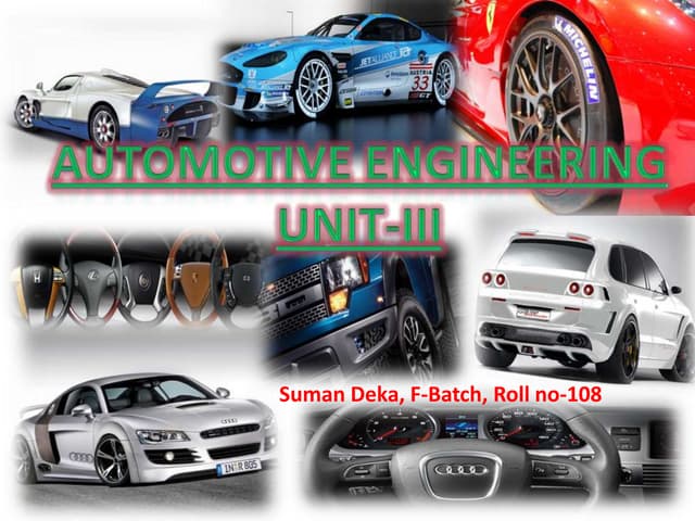 Types of Axles | PPTX