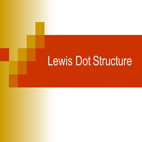 Unit Iiic Lewis Dot Structure | PPT