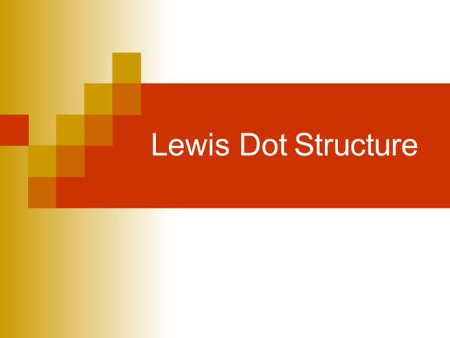 Lewis dot structures | PPT