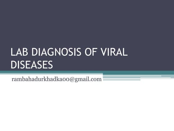 Methods of Viruses detection. | DOCX | Infectious Diseases | Diseases ...