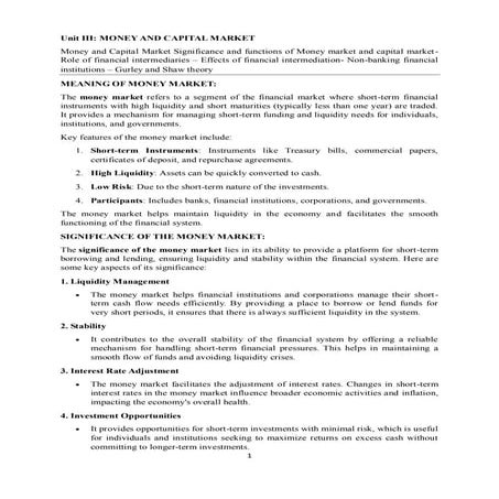 Unit - III Moeney and Capital Market.pdf
