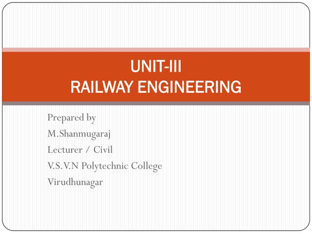 11.track junctions and layouts | PPTX | Rail Travel | Travel Type