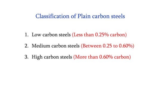Types of iron and steel | PPTX | Chemistry | Science