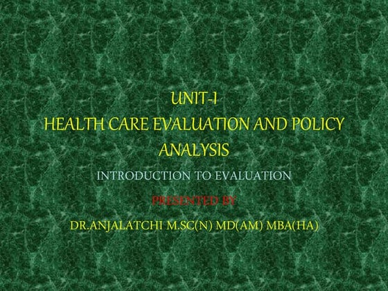 Introduction to health assessment | PPT