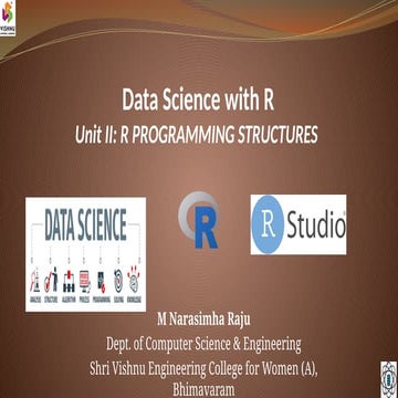 Data Sciebce with R programming Unit - II Part-2.pptx