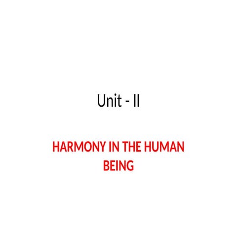 Human values unit 2 notes | PDF