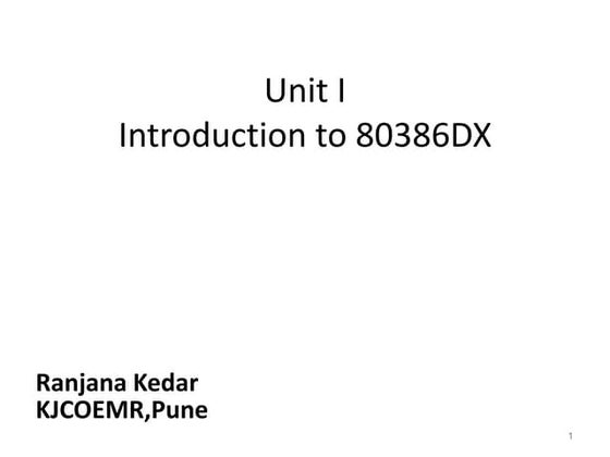 PAI Unit 2 Protection in 80386 segmentation | PDF